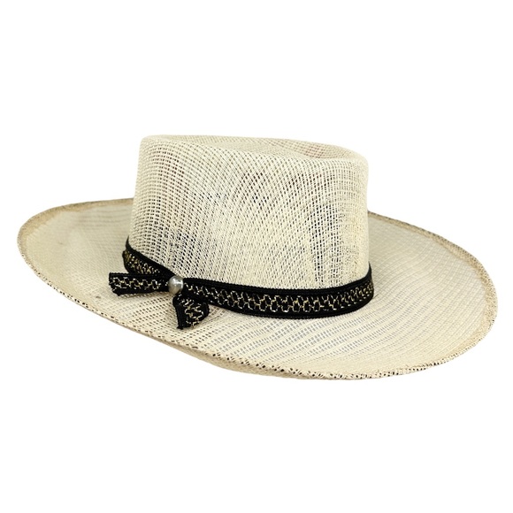 Summit | Accessories | Summit Hats Cream Straw Cowboy Western Hat ...